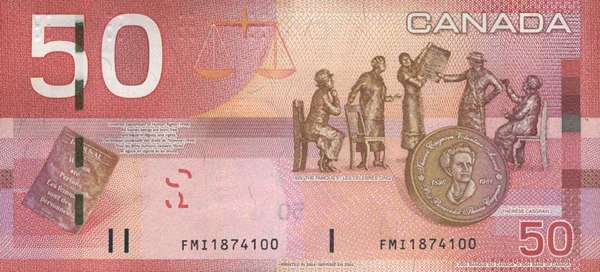 World Banknotes: Canada P104 50 Dollars